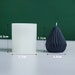 Geometric Line Pear Shape Candle Mold Striped Tapered Silicone Mold Diy ...