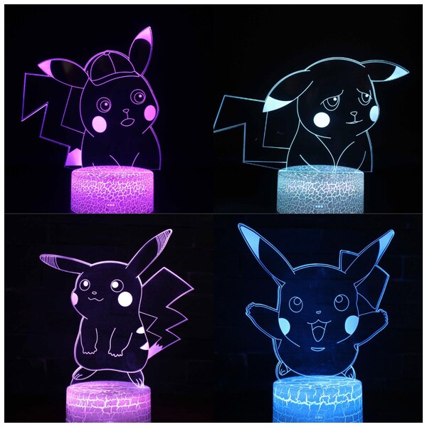 Pikachu Night Light - Etsy