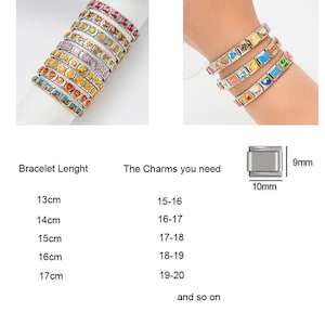 Customize Your Bracelet, Modular Link Charms 9mm Stainless Steel ...