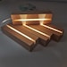 Wood Base- Light Base Night Light Wooden Lamp Base for Crystal ...