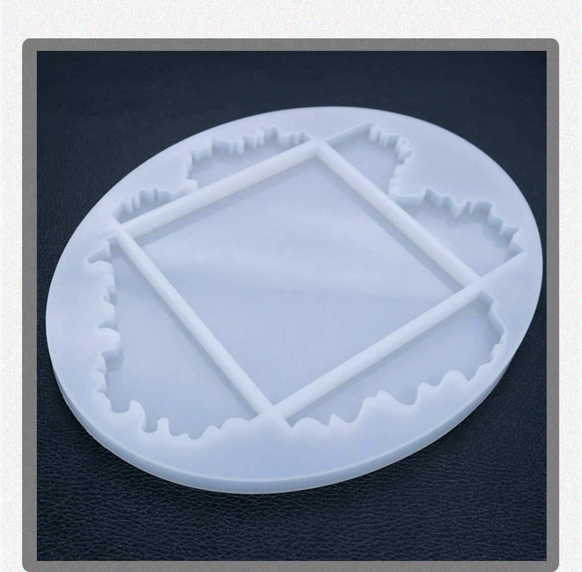 Large Size Wave-shaped Irregular Pattern Coaster Resin Casting - Etsy