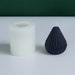 Geometric Line Pear Shape Candle Mold Striped Tapered Silicone Mold Diy ...