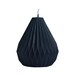 Geometric Line Pear Shape Candle Mold Striped Tapered Silicone Mold Diy ...