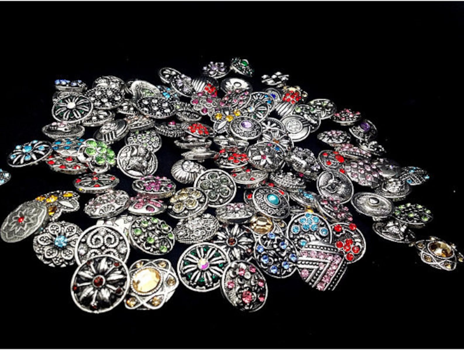 Mix Choose 18/20mm Rhinestones Snap Charms for 18mm Ginger - Etsy