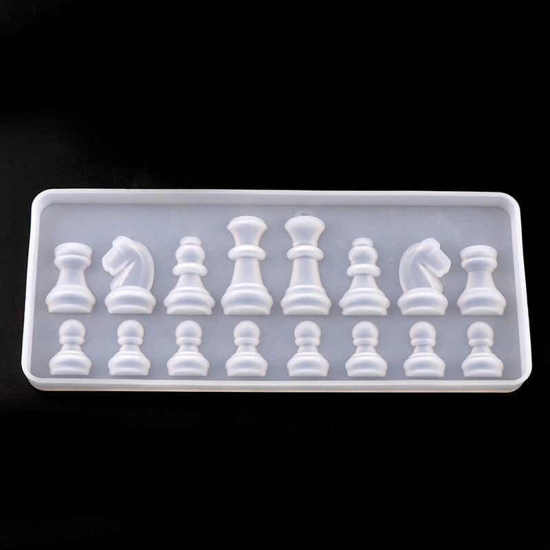 Chess Resin Casting Pendant Mold Silicone Making Epoxy Mould DIY Craft ...