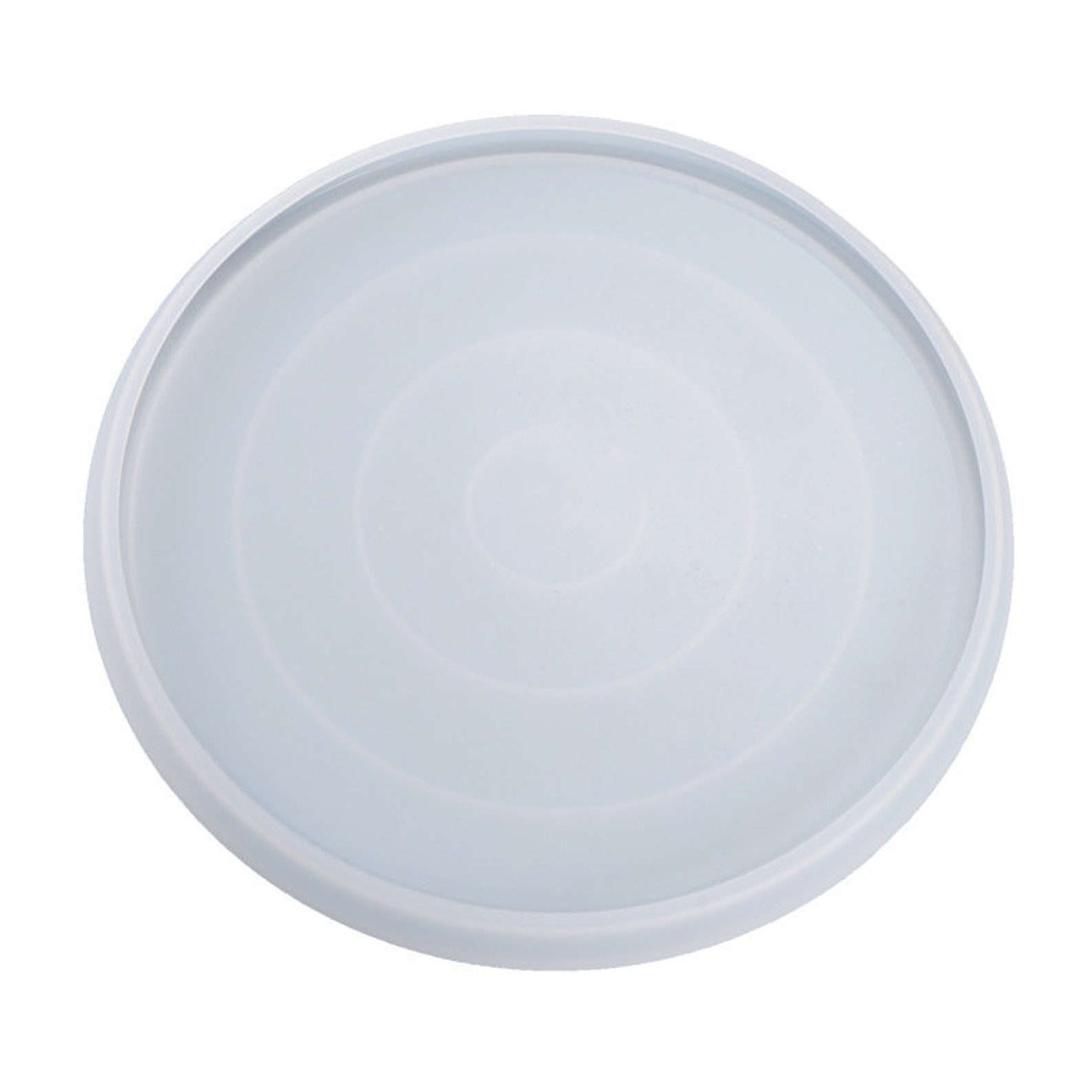 Large Coaster Homemade Round Plate Round Coaster Resin Casting | Etsy