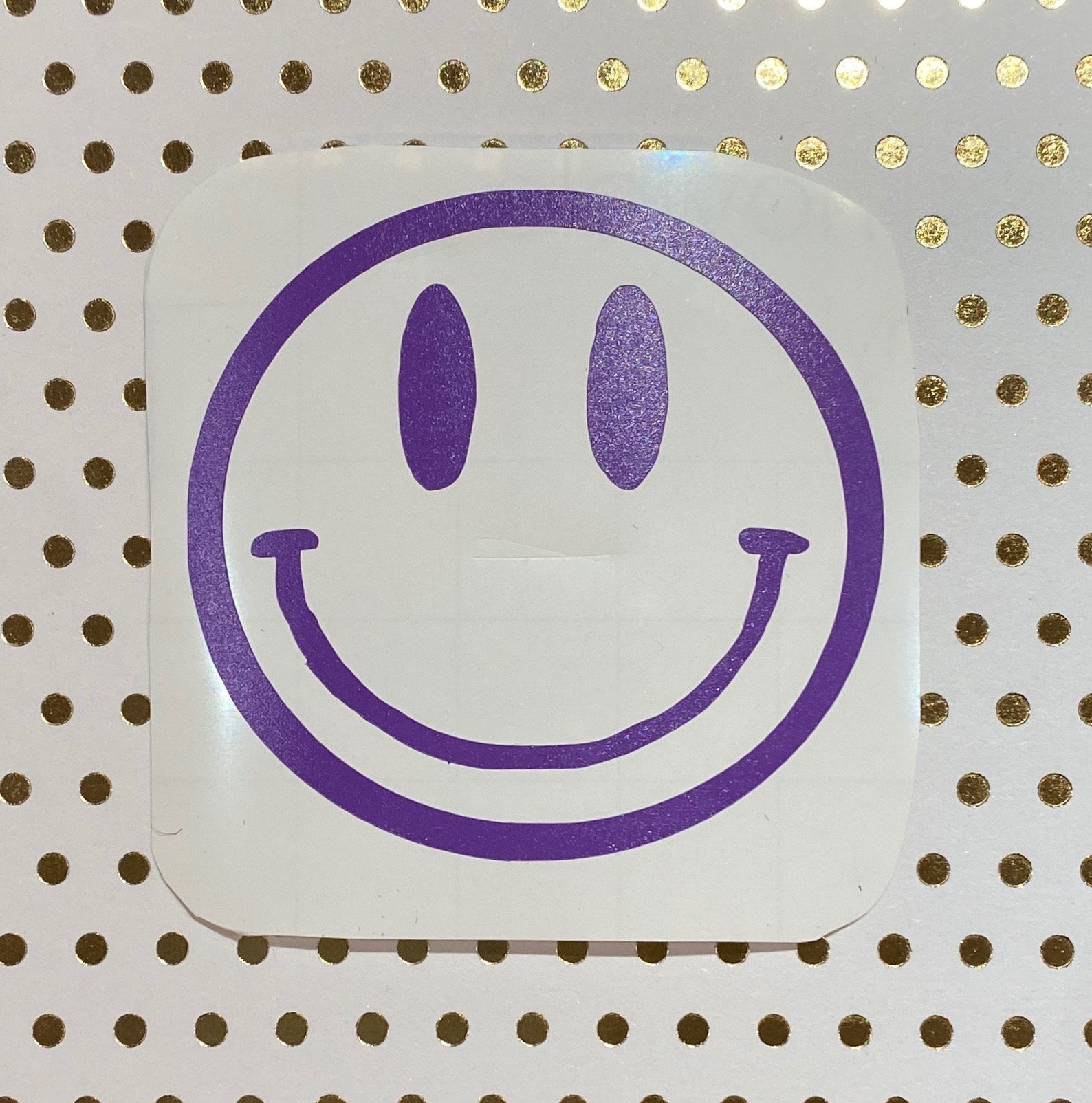 Smiley Face Sticker | Etsy