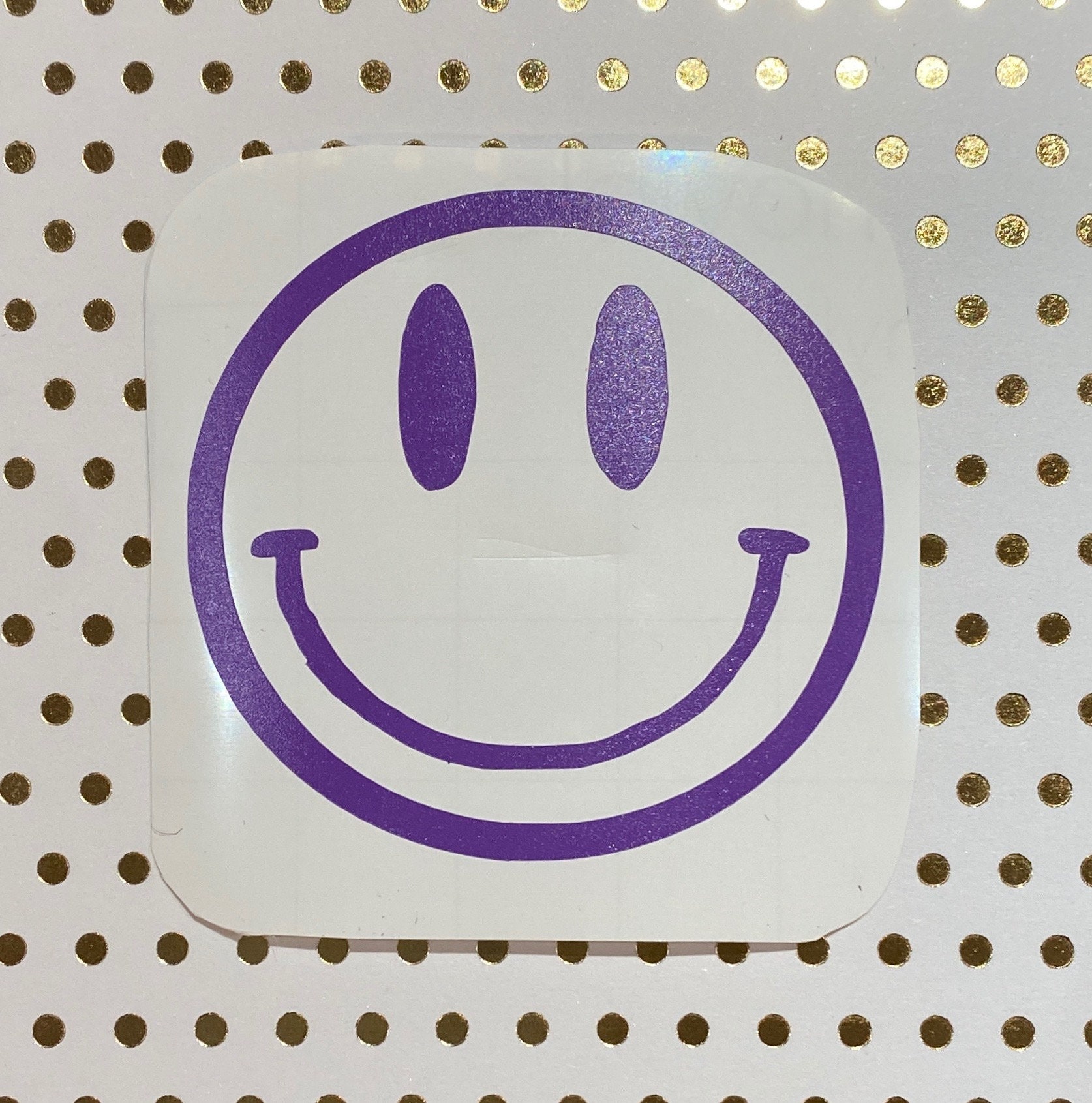 Smiley Face Sticker | Etsy