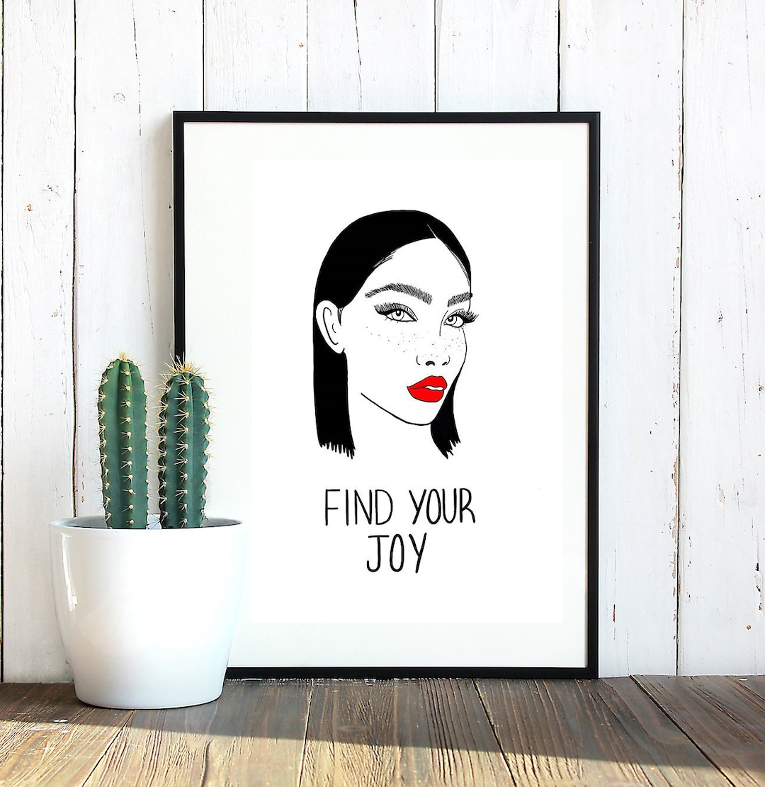 Find Your Joy A4 Poster Print/ Self Love Poster/ Self Care Poster ...