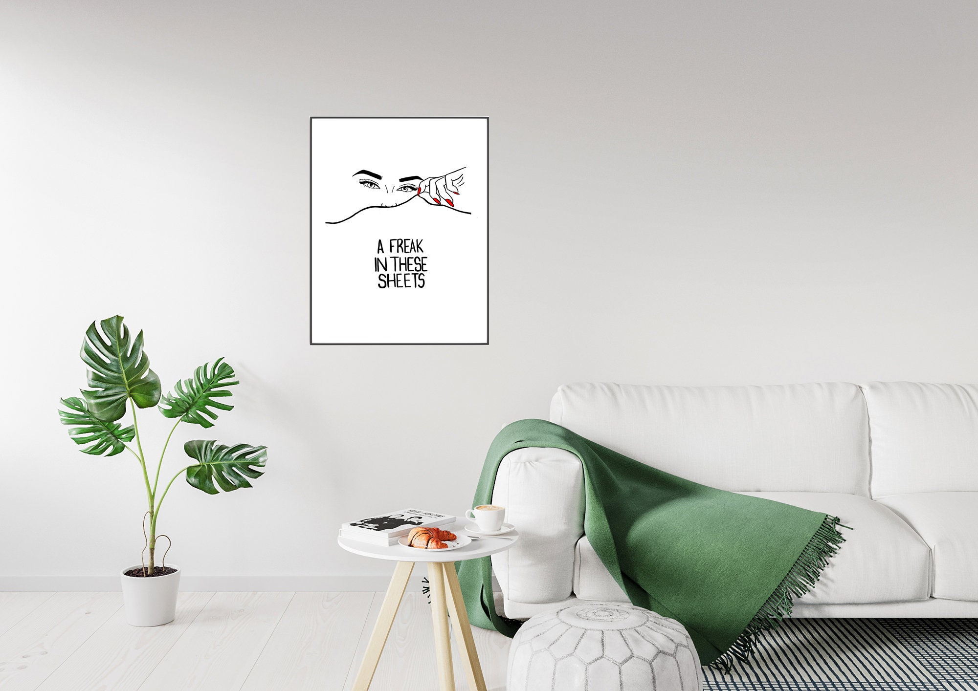 Freak in the Sheets Pop Art A4 Poster Print, A Freak in the Sheets, for ...