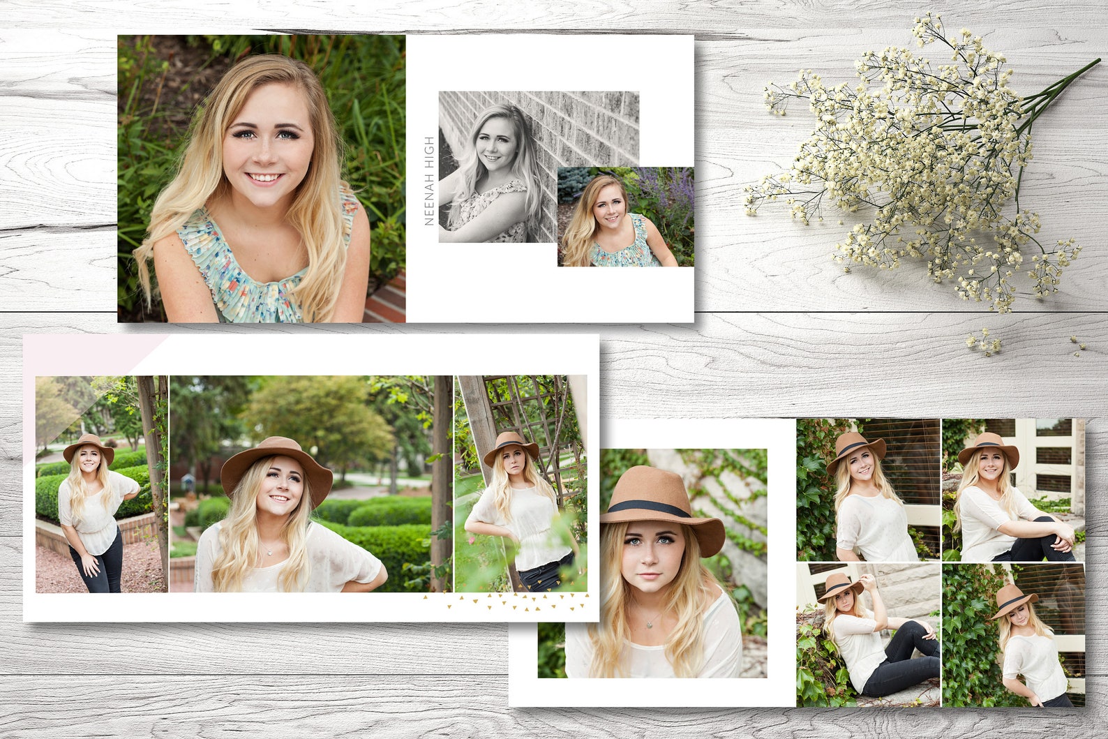 Senior Album Template. Senior Book. Photography Template. Graduation ...