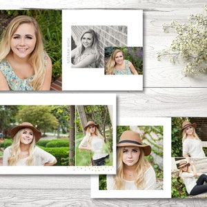 Senior Album Template. Senior Book. Photography Template. Graduation ...