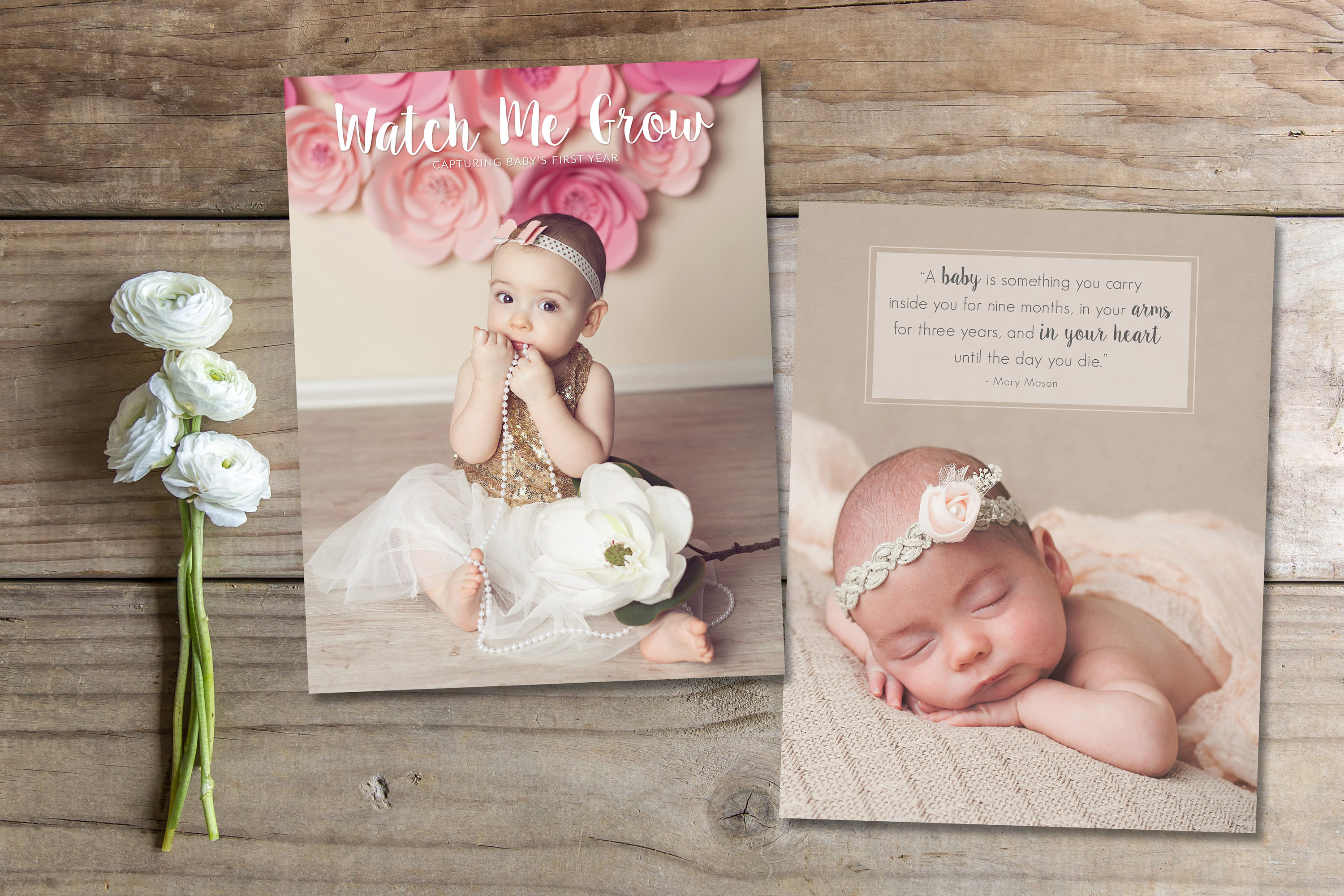 Baby Plan Magazine Template for Photographers. Baby and Family ...