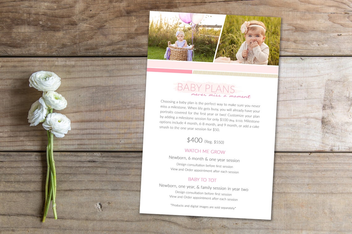 Newborn Photography Welcome Guide - Baby Welcome Packet - Baby Magazine ...