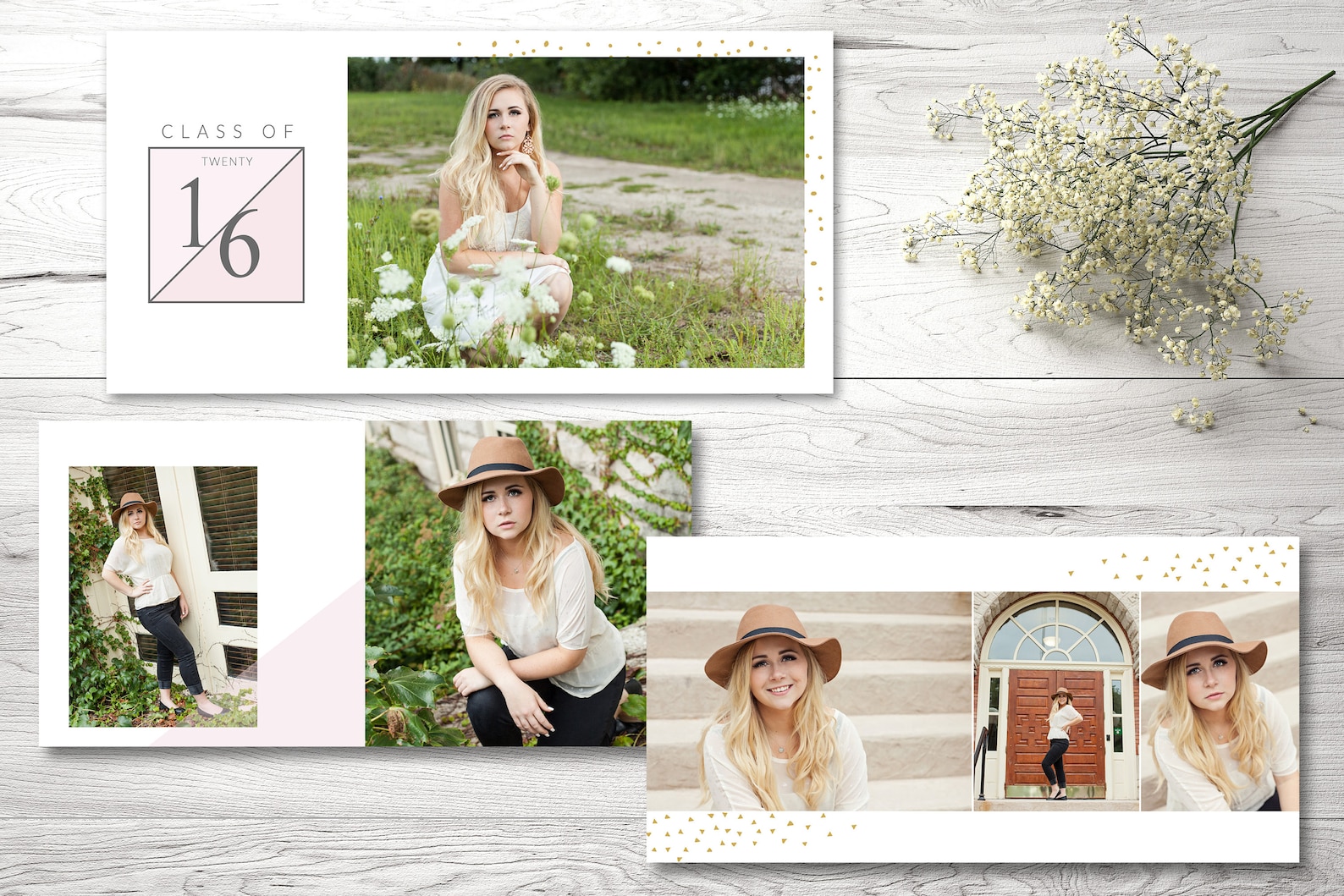 Senior Album Template. Senior Book. Photography Template. Graduation ...