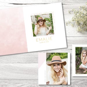 Senior Album Template. Senior Book. Photography Template. Graduation ...
