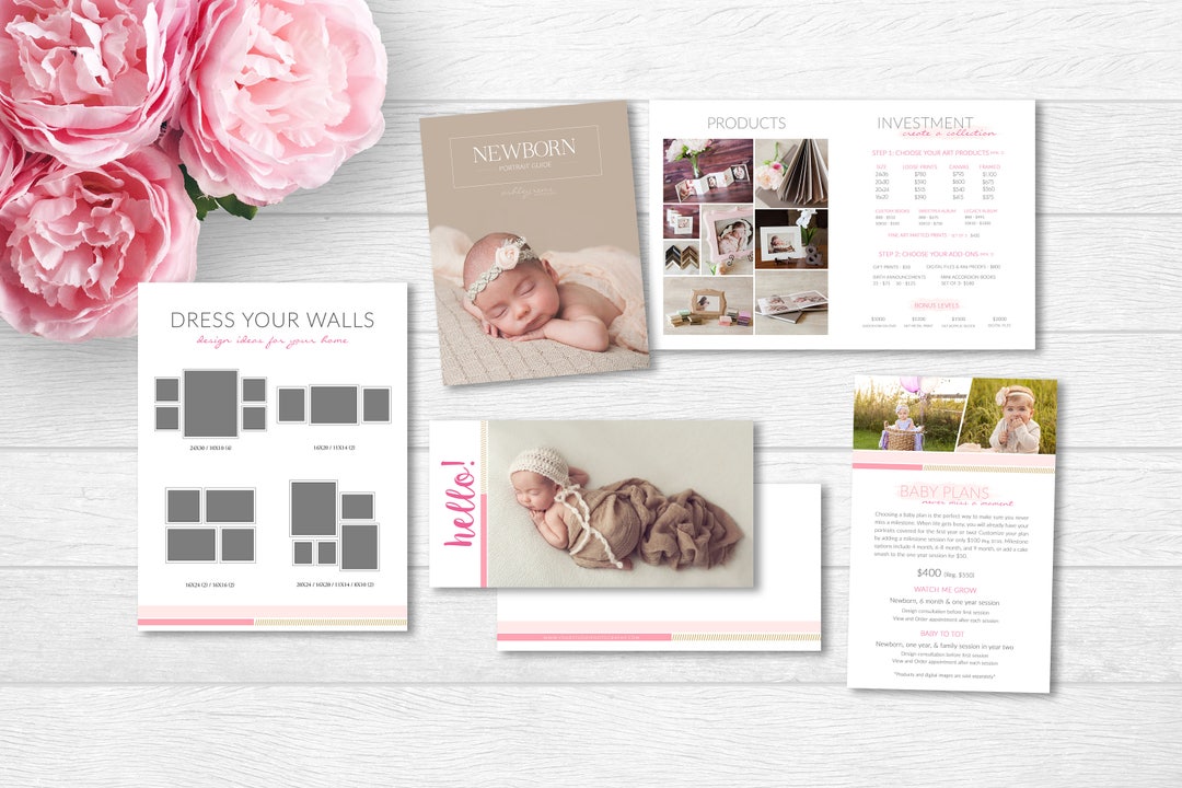 Newborn Photography Welcome Guide - Baby Welcome Packet - Baby Magazine ...