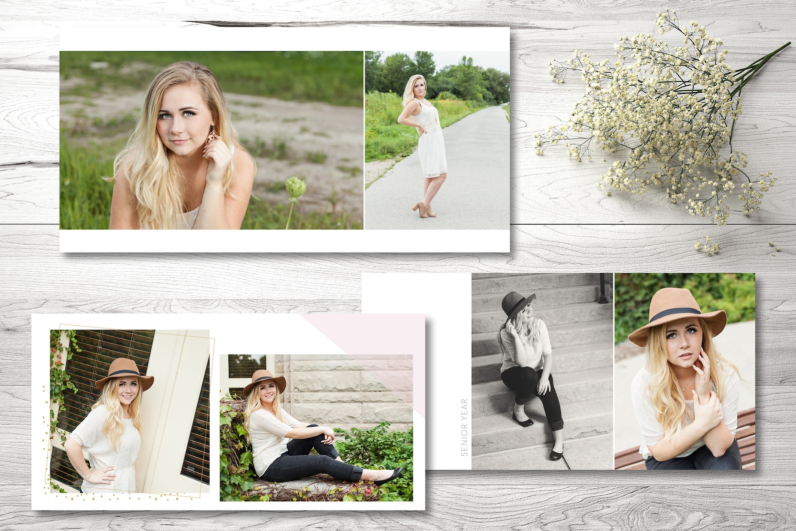 Senior Album Template. Senior Book. Photography Template. Graduation ...