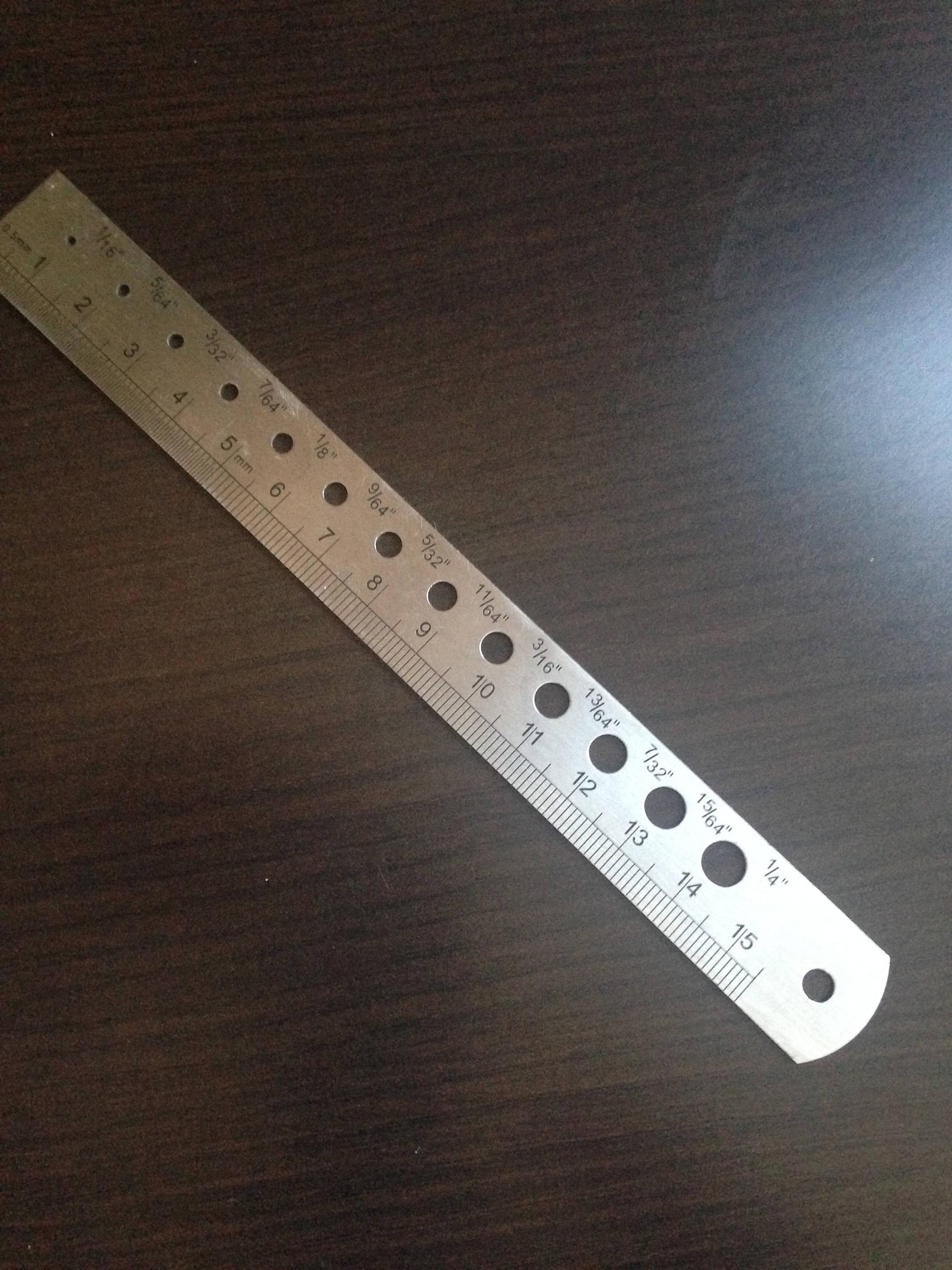 6 Ruler With Hole Guide - Etsy