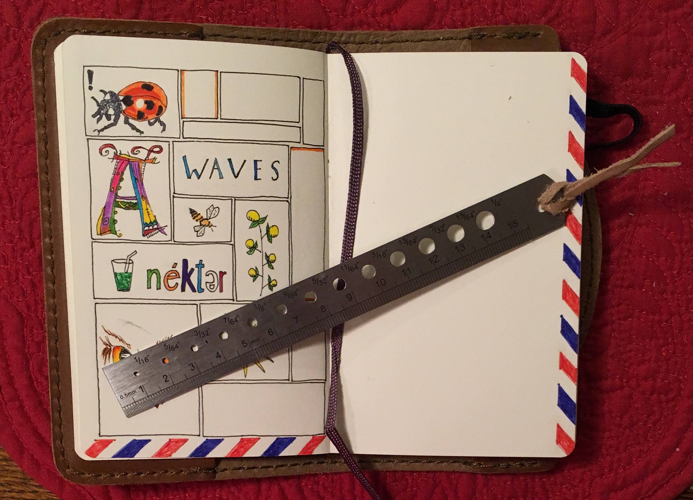 6 Ruler With Hole Guide - Etsy