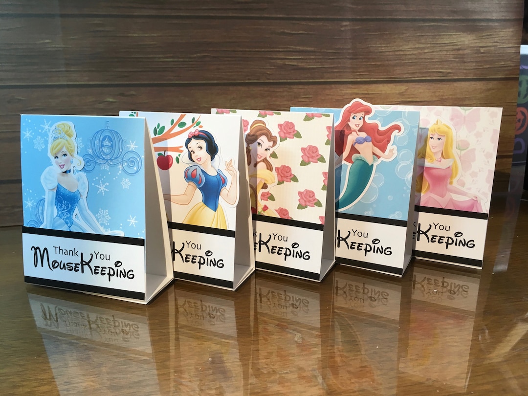 One Disney Princess Themed Mousekeeping Tent Style Tip Holder - Etsy