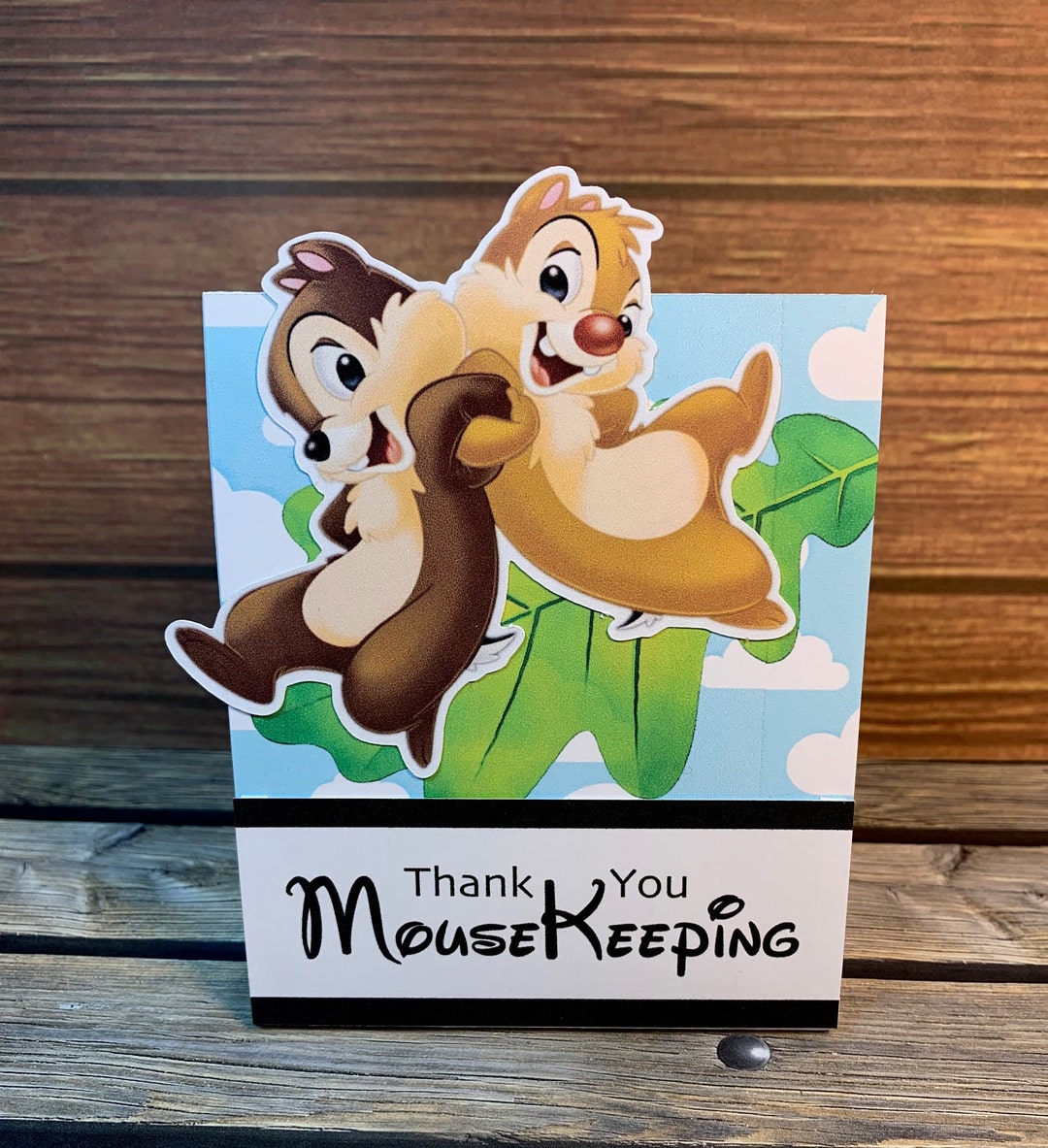 One Chip & Dale Disney Mousekeeping Tent Style Tip Holder for Disney ...