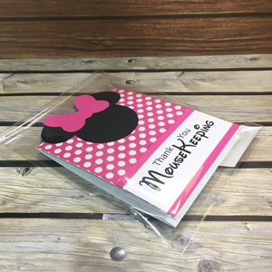 One Minnie Mouse Mousekeeping Tent Style Tip Holder for Disney Resort ...