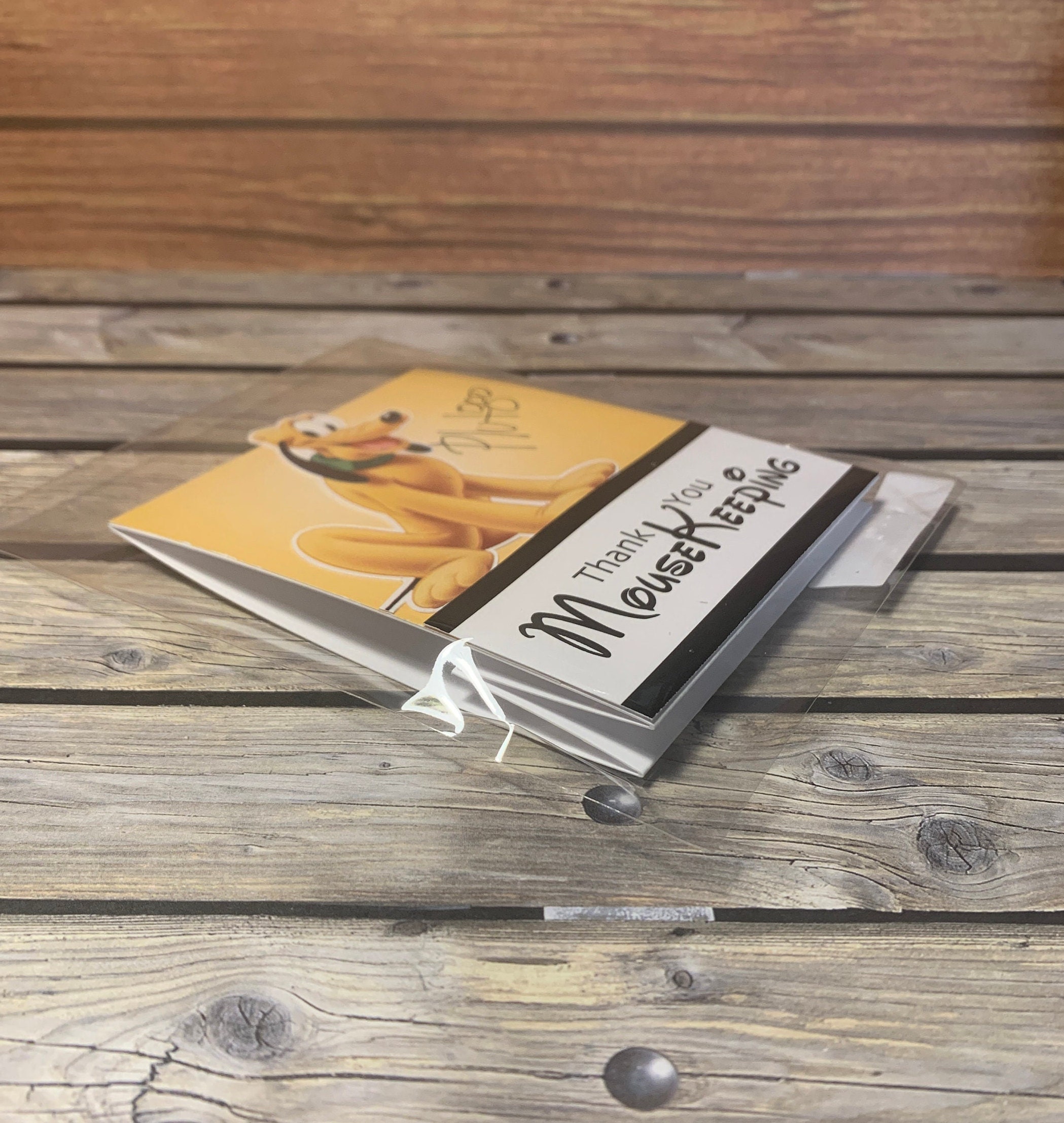 Pluto Goofy or Donald Disney Mousekeeping Tip Holder Card for - Etsy