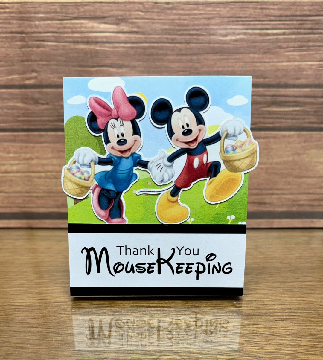 One Mickey and Minnie Easter Themed Disney Mousekeeping Tent Style Tip ...
