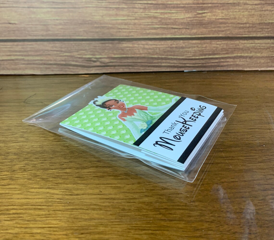 One Princess Tiana or Jasmine Themed Mousekeeping Tent Style Tip Holder ...