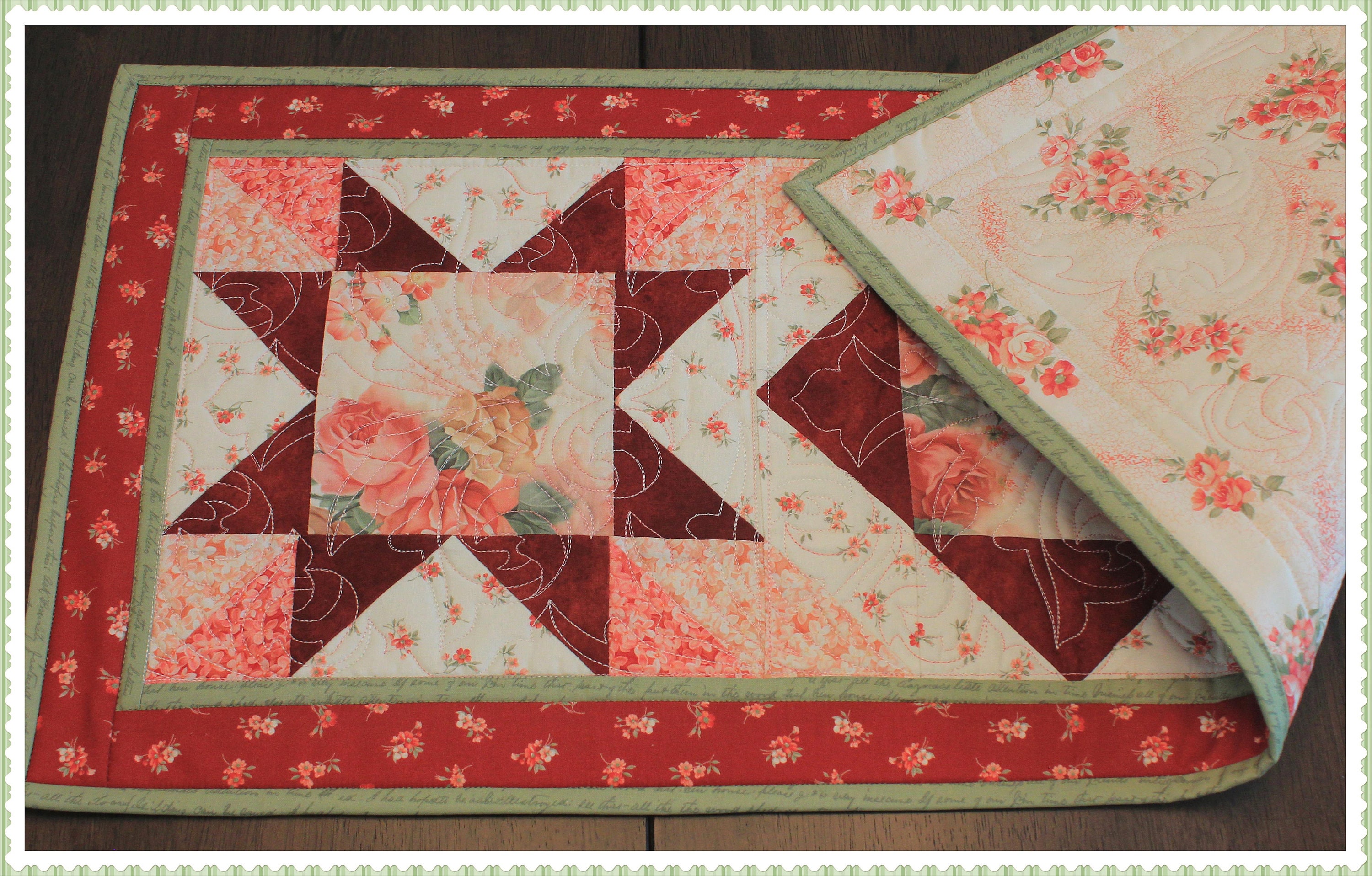Quilted Madison Table Runner - Etsy