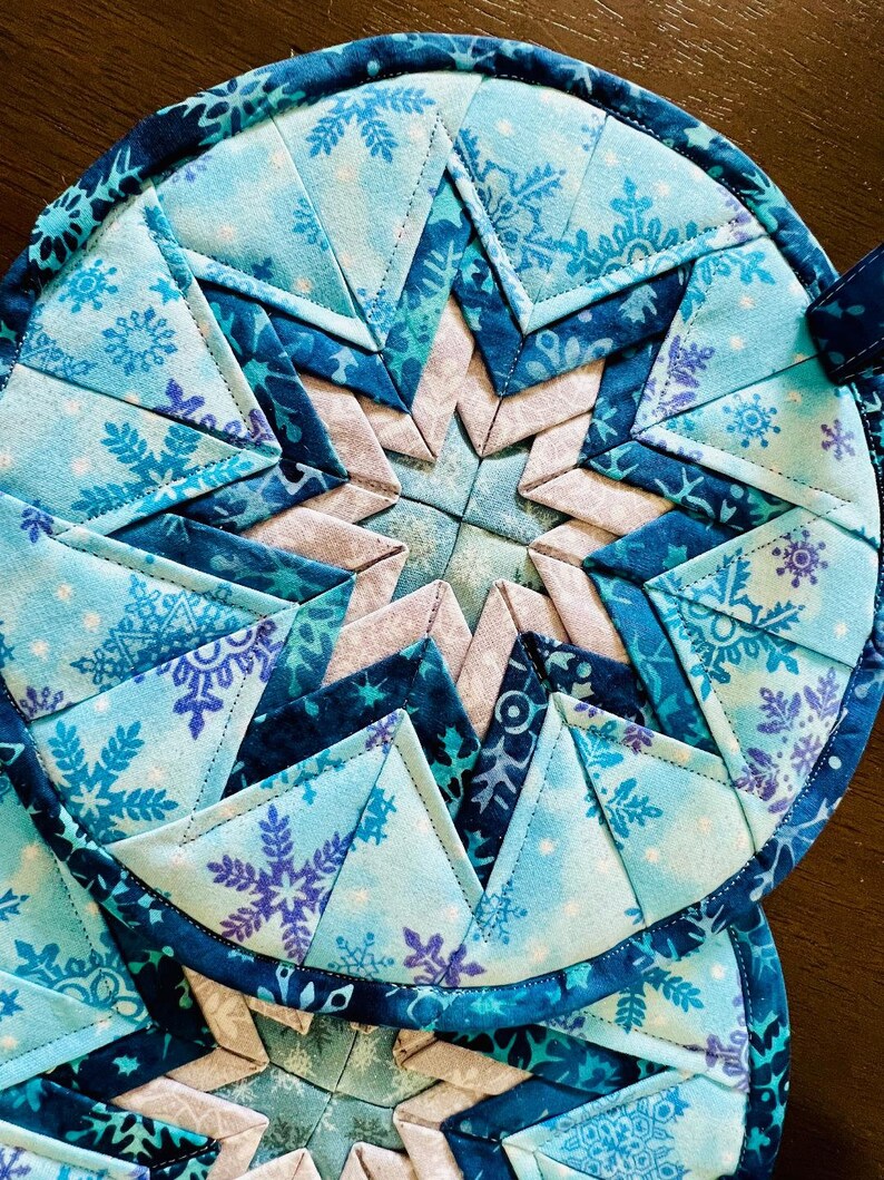 Folded Star Hot Pad / Trivet Set - Etsy