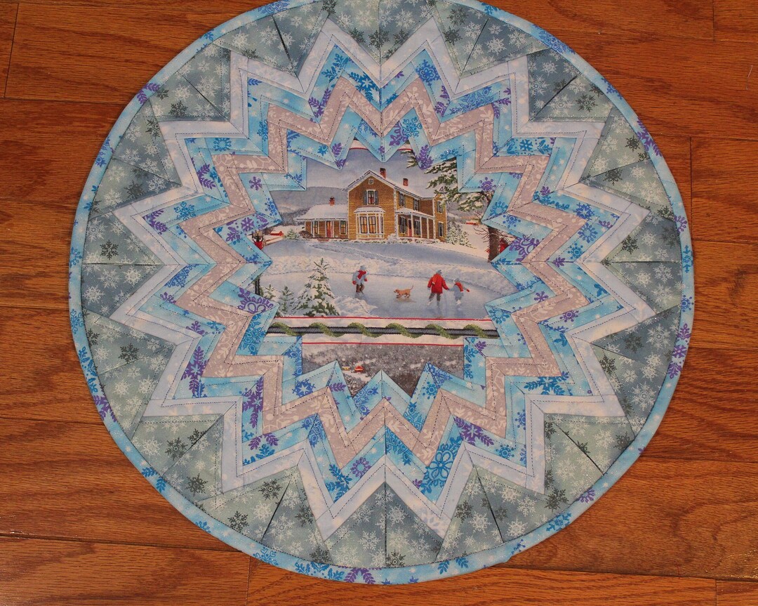 Christmas Point of View Folded Star Table Topper - Etsy
