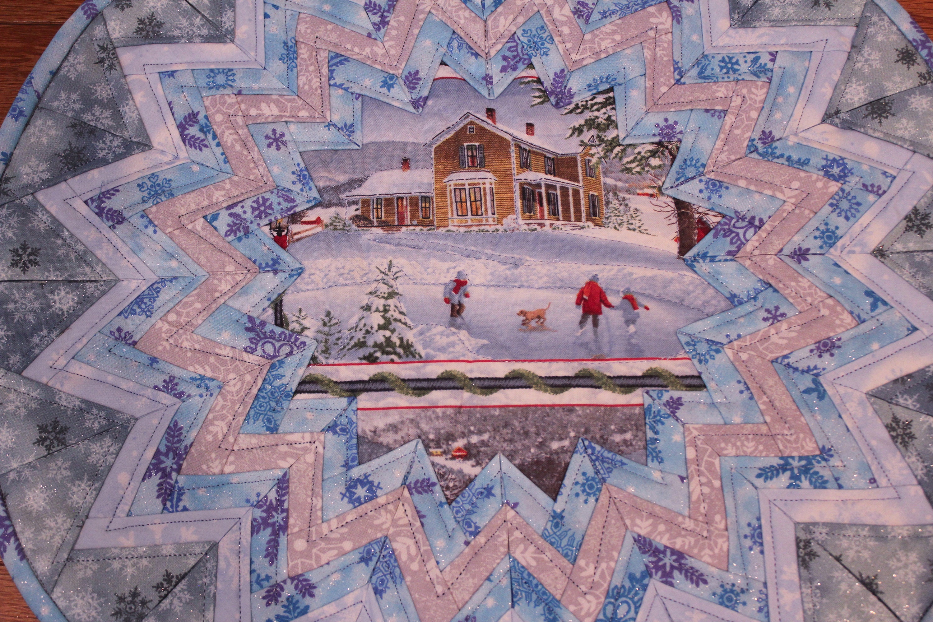 Christmas Point of View Folded Star Table Topper - Etsy