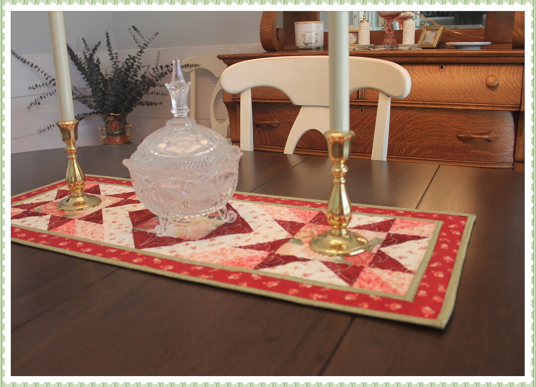 Quilted Madison Table Runner - Etsy
