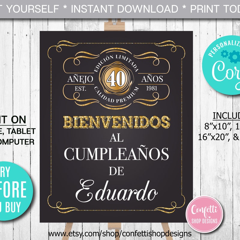 Spanish Welcome Sign - Etsy