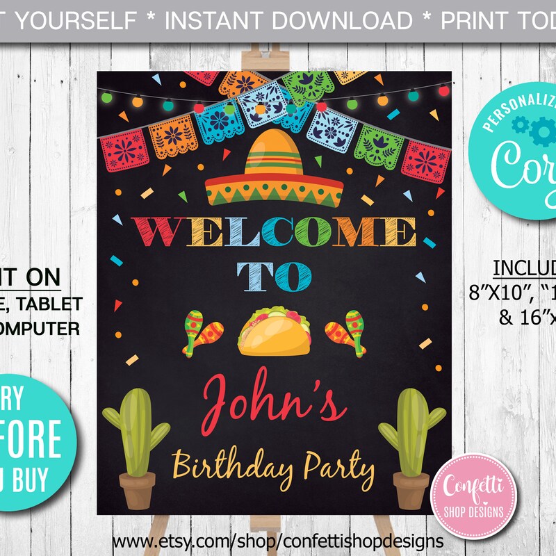 Taco Bout a Party - Etsy