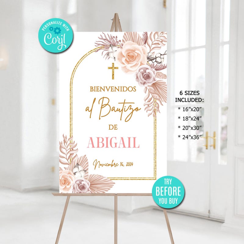 Spanish Welcome Sign - Etsy