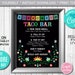 Editable Taco Bar Menu Sign Fiesta Party Menu Mexican Party | Etsy