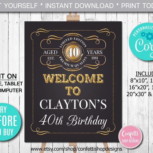 Welcome Sign Aged to Perfection - Etsy