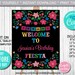 Editable Mexican Welcome Sign, Mexican Fiesta Welcome Sign, Fiesta ...
