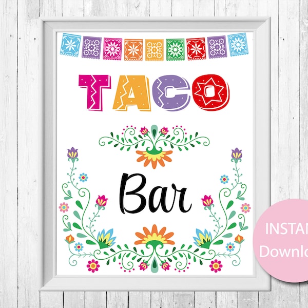 Taco Bar Sign - Etsy