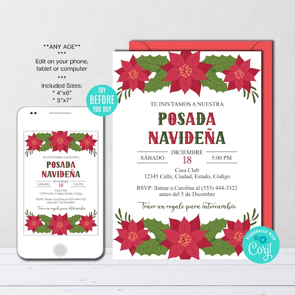 Posada Flyer - Etsy