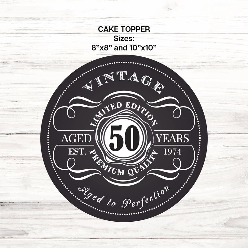 Cake Toppers Bourbon - Etsy UK