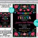 Editable Mexican Water Bottle Labels, Fiesta Mexican Party, Mexican ...