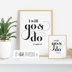 Go and Do Poster | Print Any Size | Youth and Primary Theme Church of ...