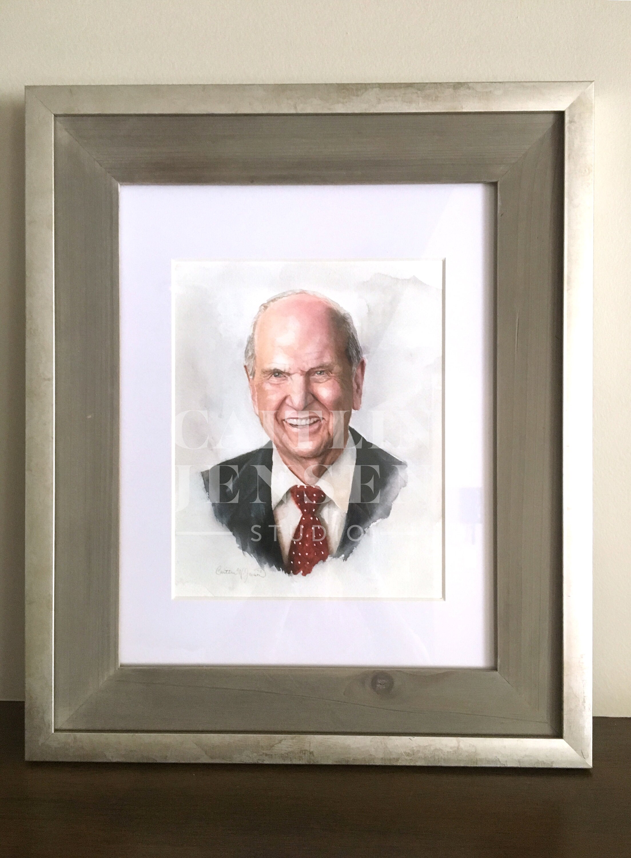 Russell M. Nelson Portrait, Prophet, LDS General Conference, LDS Art ...