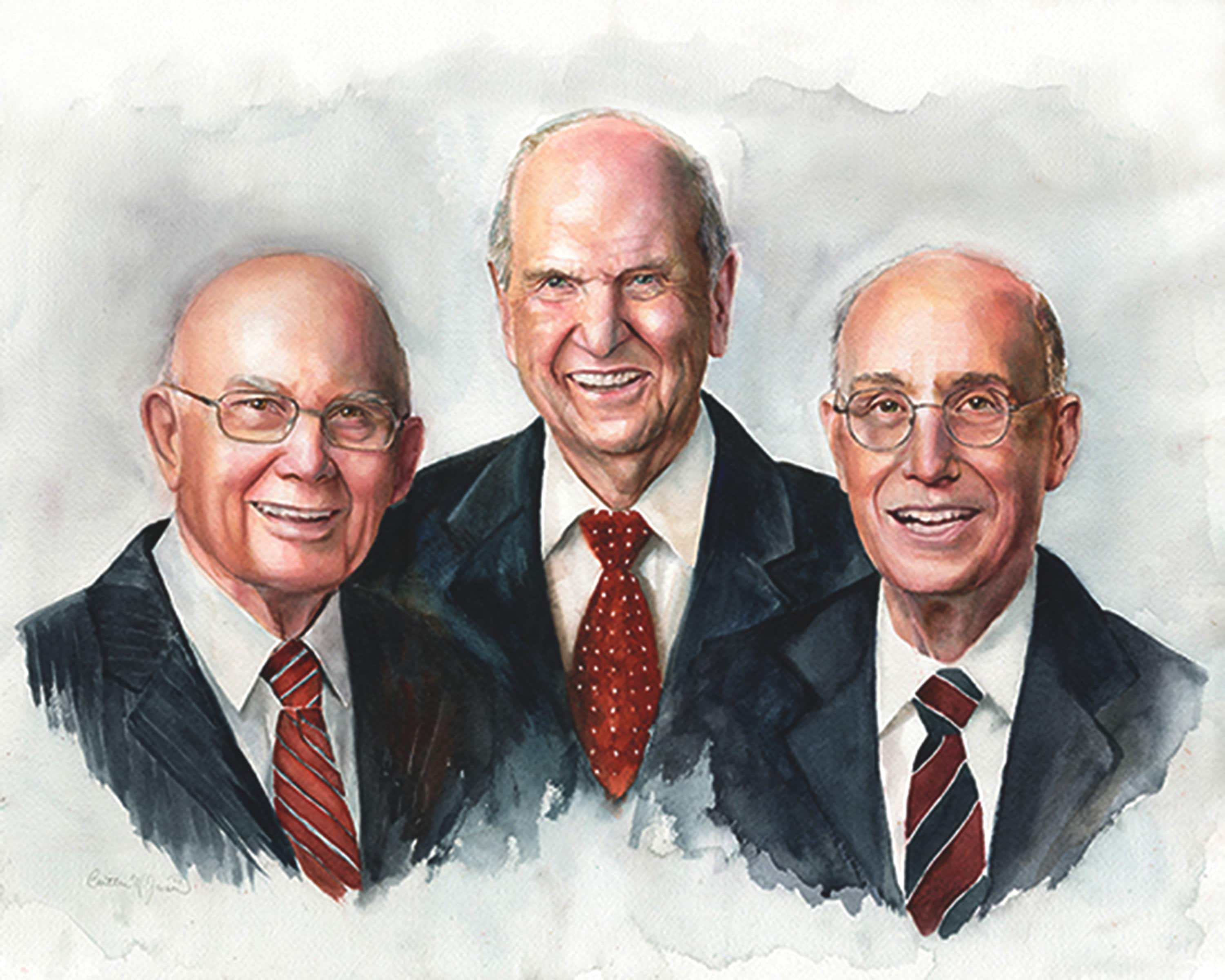 First Presidency Painting LDS General Conference LDS Art | Etsy