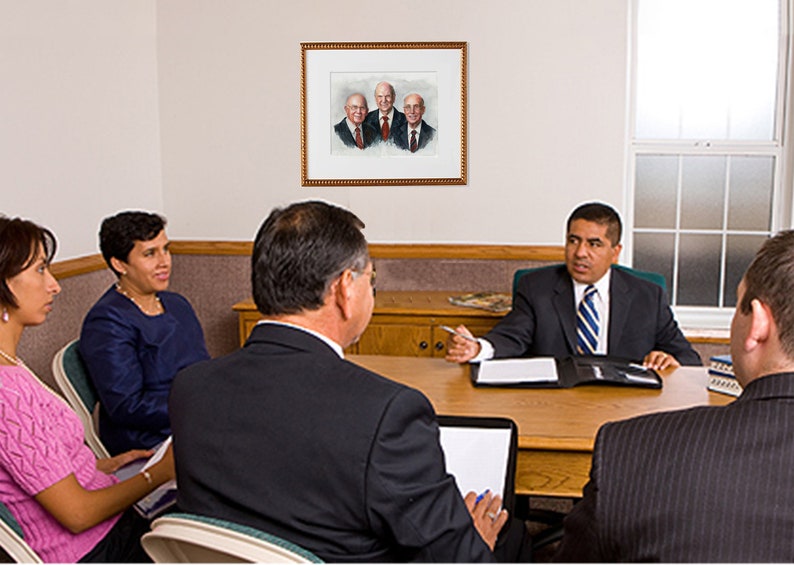 First Presidency Painting LDS General Conference LDS Art - Etsy Australia