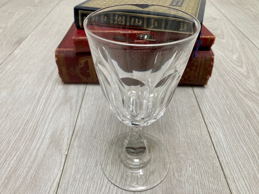 Antique Victorian Wine Goblet Glass C.1870-80 19th Century - Etsy